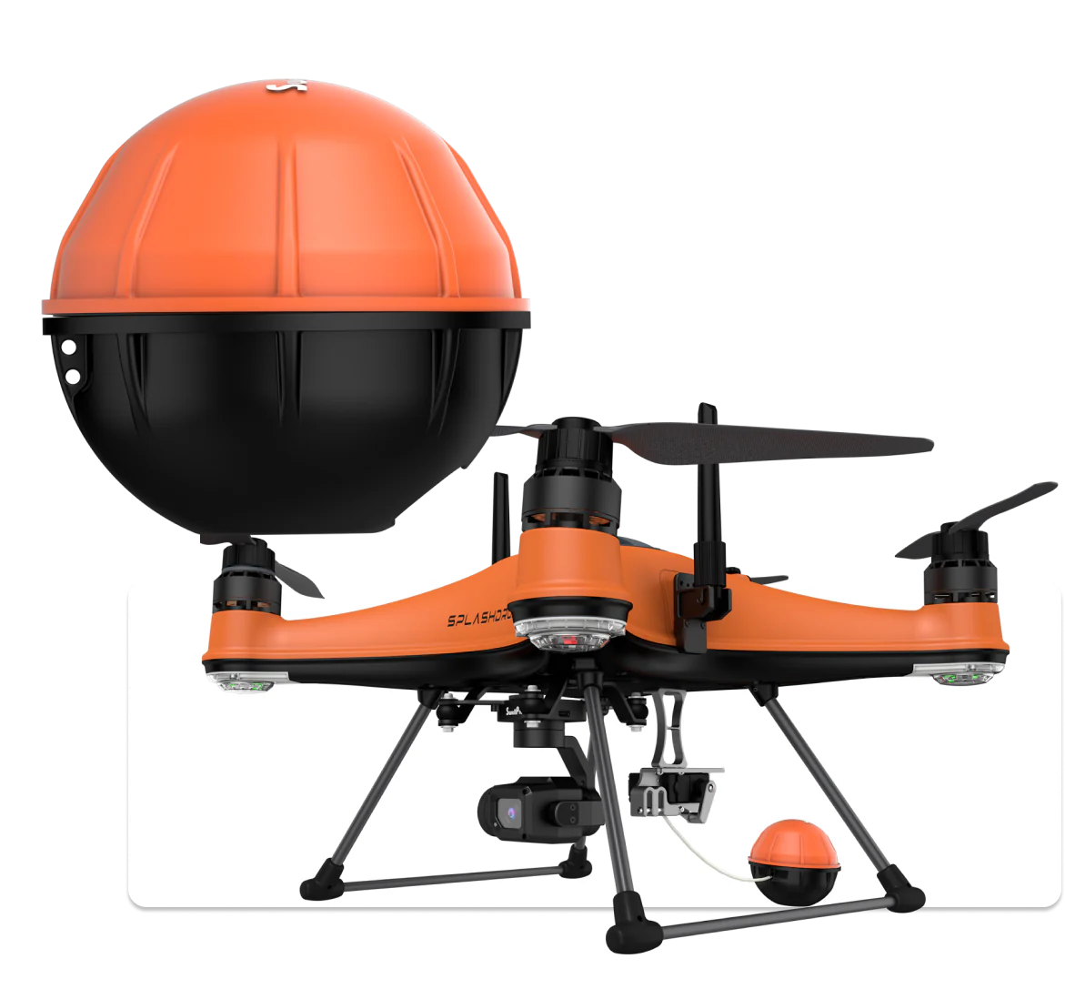 SwellPro Splash Drone 4+ (SD4+) Enterprise Waterproof Drone w/ G03H Ca ...